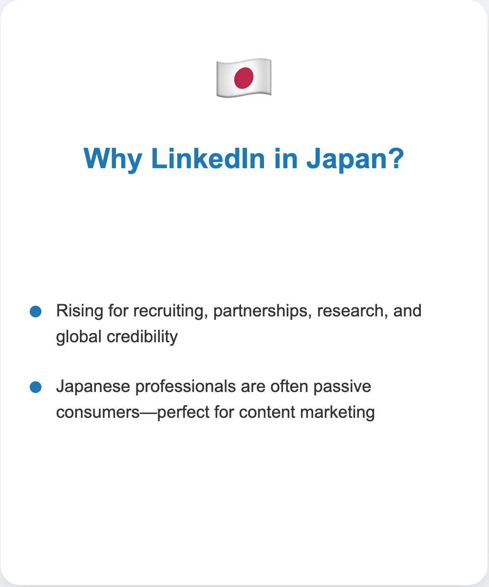 LinkedIn Japan: How to Localize Your B2B Strategy | Info Cubic Japan Blog